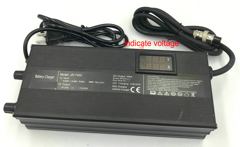 67.2v 1A-6A Fast Charger - MadCharge